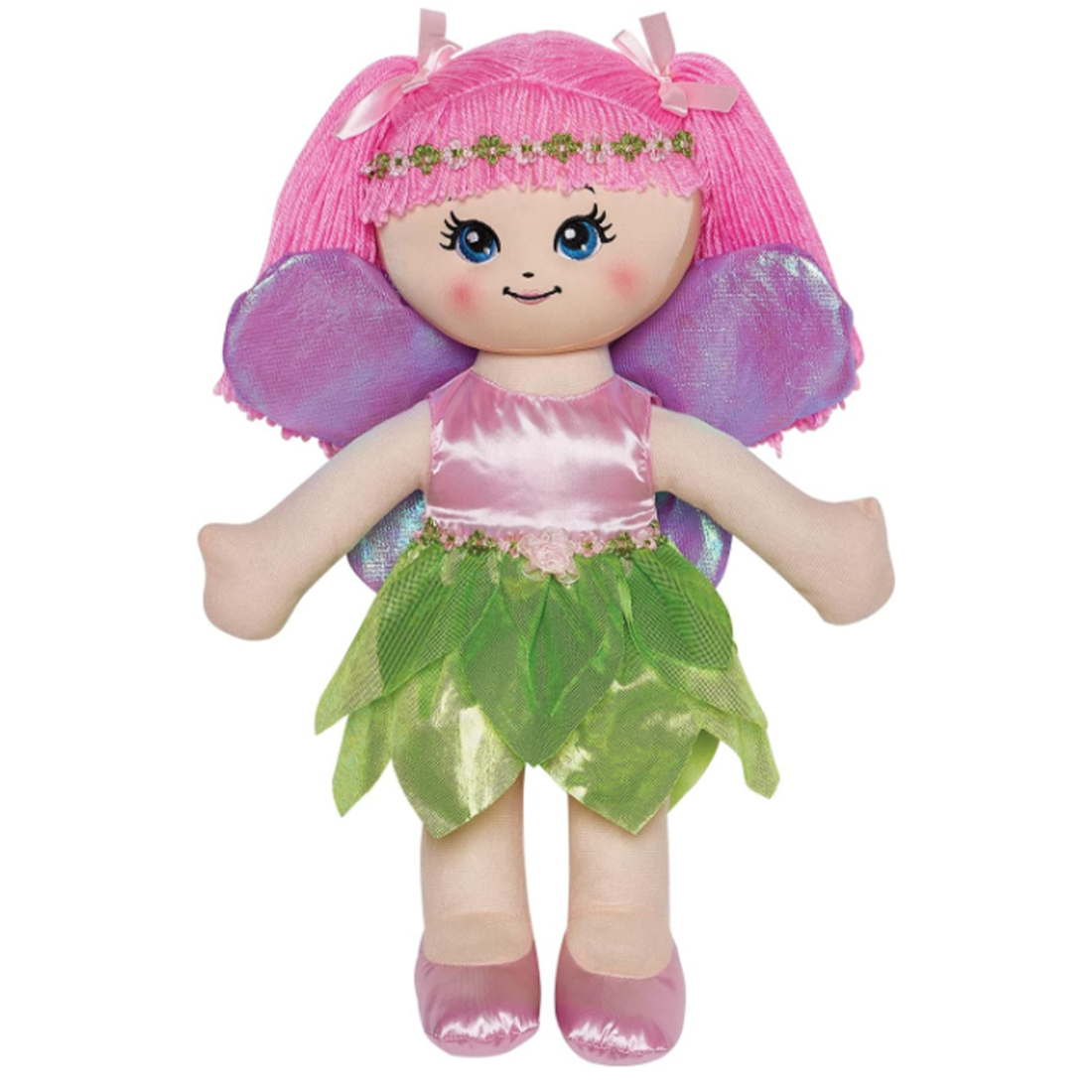 18" Love & Hug Butterfly Pixie Fairy Doll With Pink Hair – The Fairy Shop