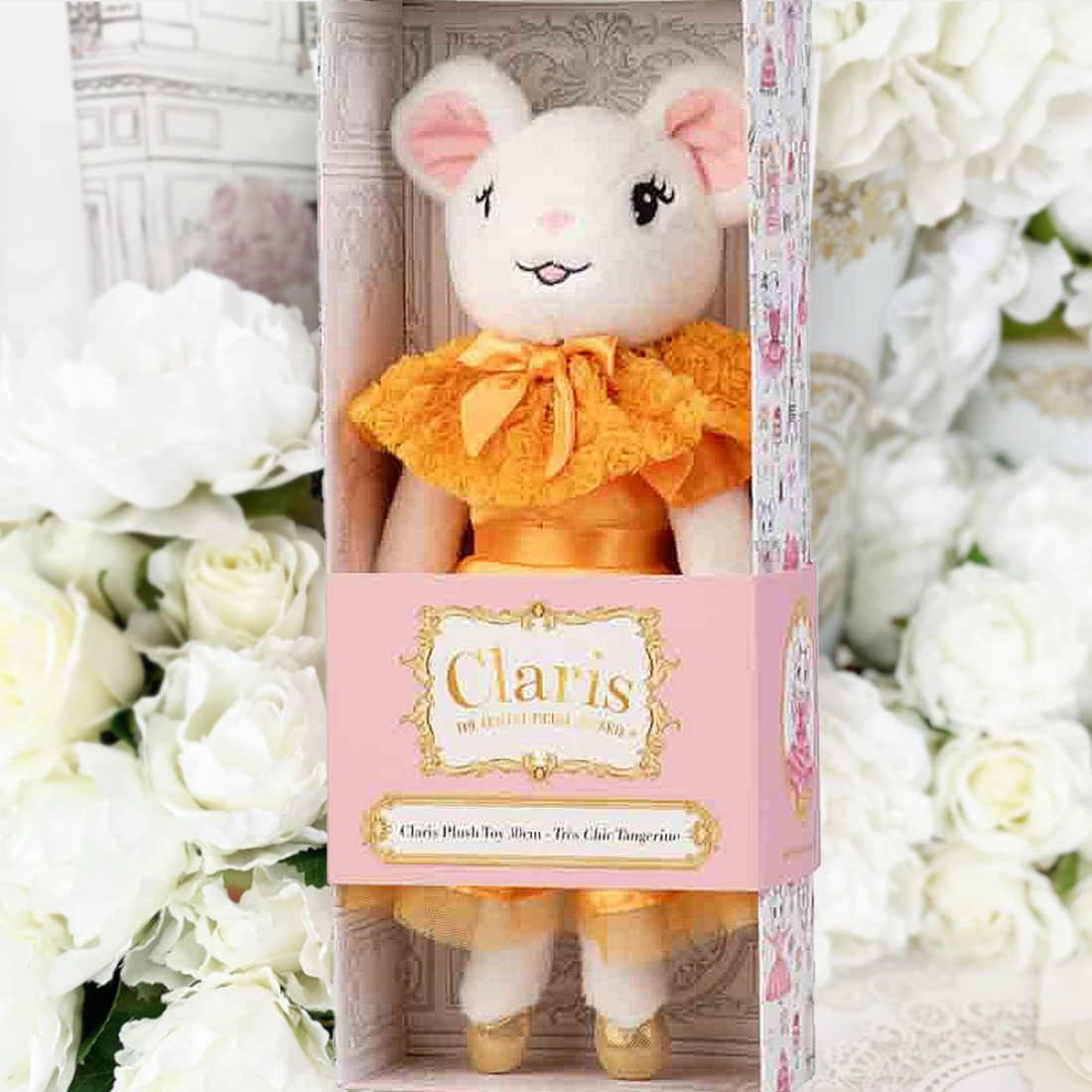 Claris The Mouse Tangerine Plush Doll – The Fairy Shop