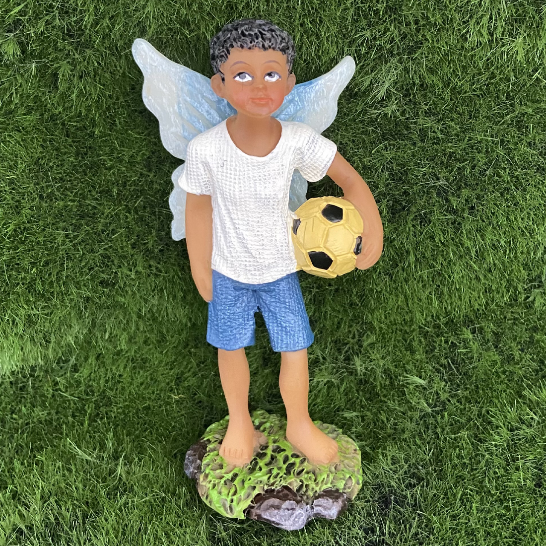Fairy Doug With A Soccer Ball – The Fairy Shop