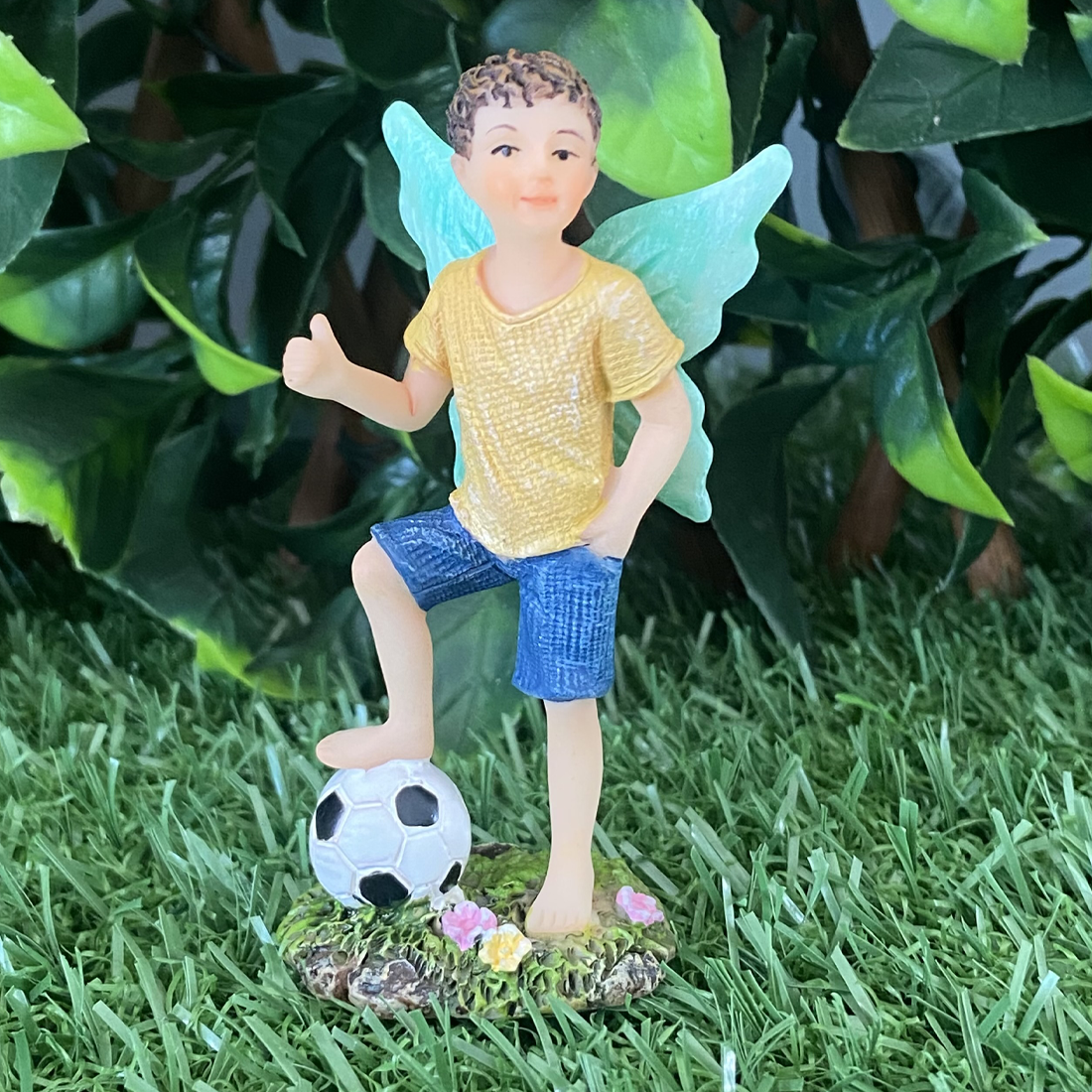 Fairy Josh With A Soccer Ball – The Fairy Shop