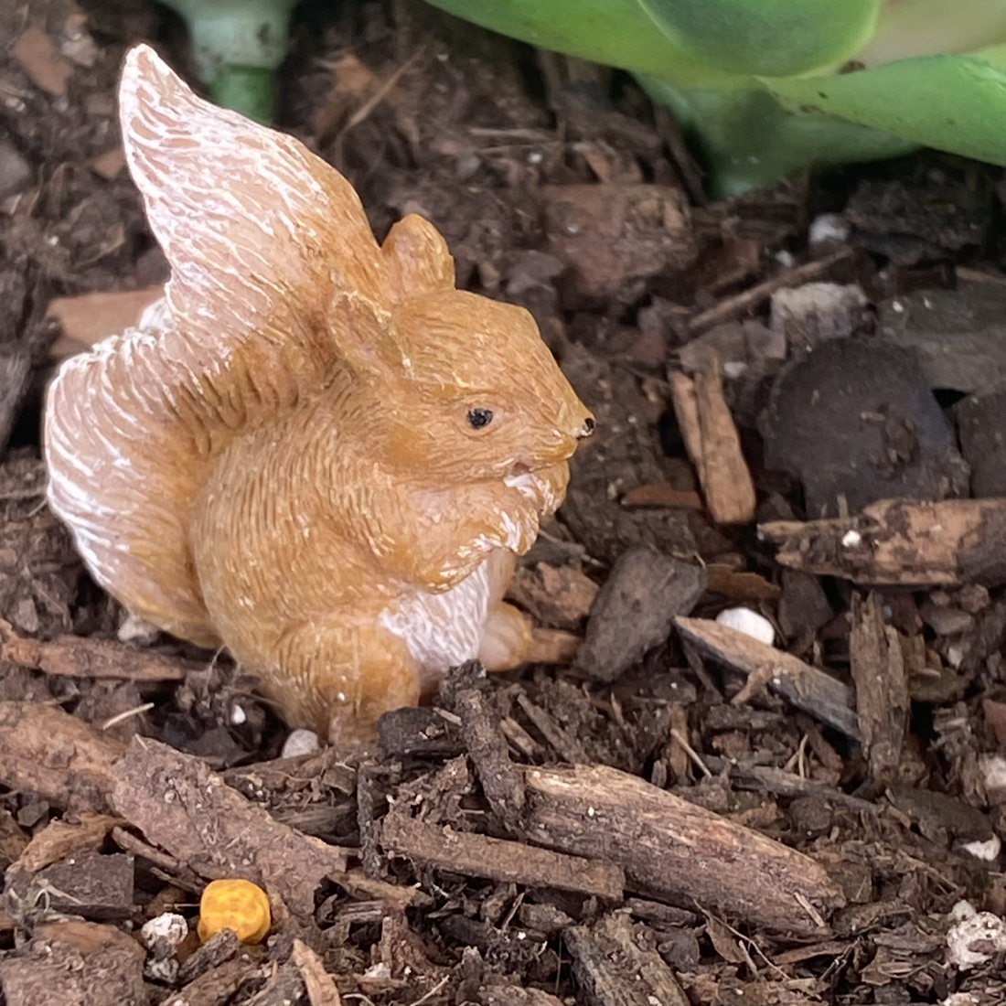 Forest Friends Miniature Squirrel on Stake – The Fairy Shop