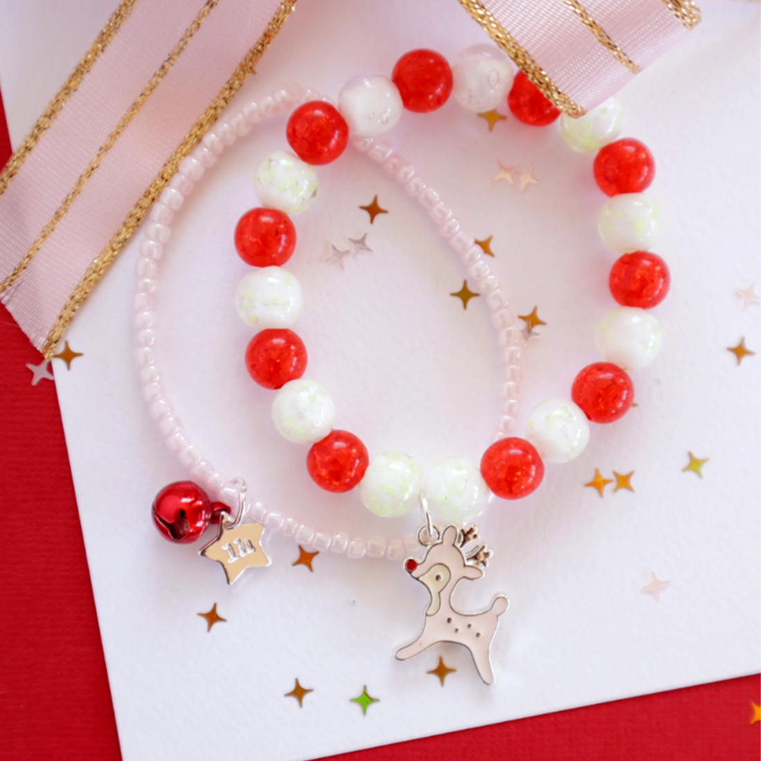 Jingle Bell Reindeer Bracelet Set – The Fairy Shop