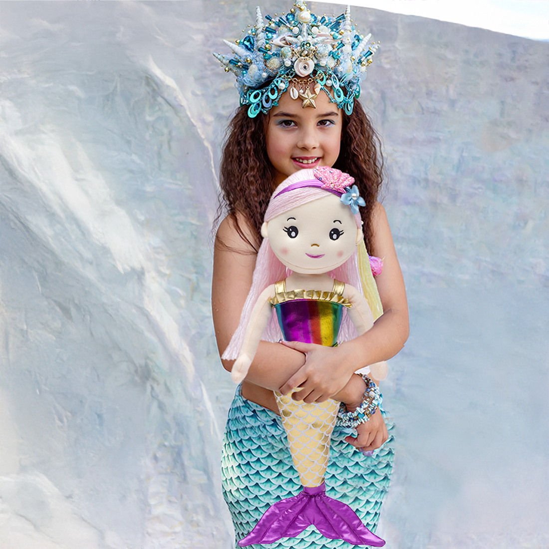 Marina The Gold Tail Mermaid Doll – The Fairy Shop
