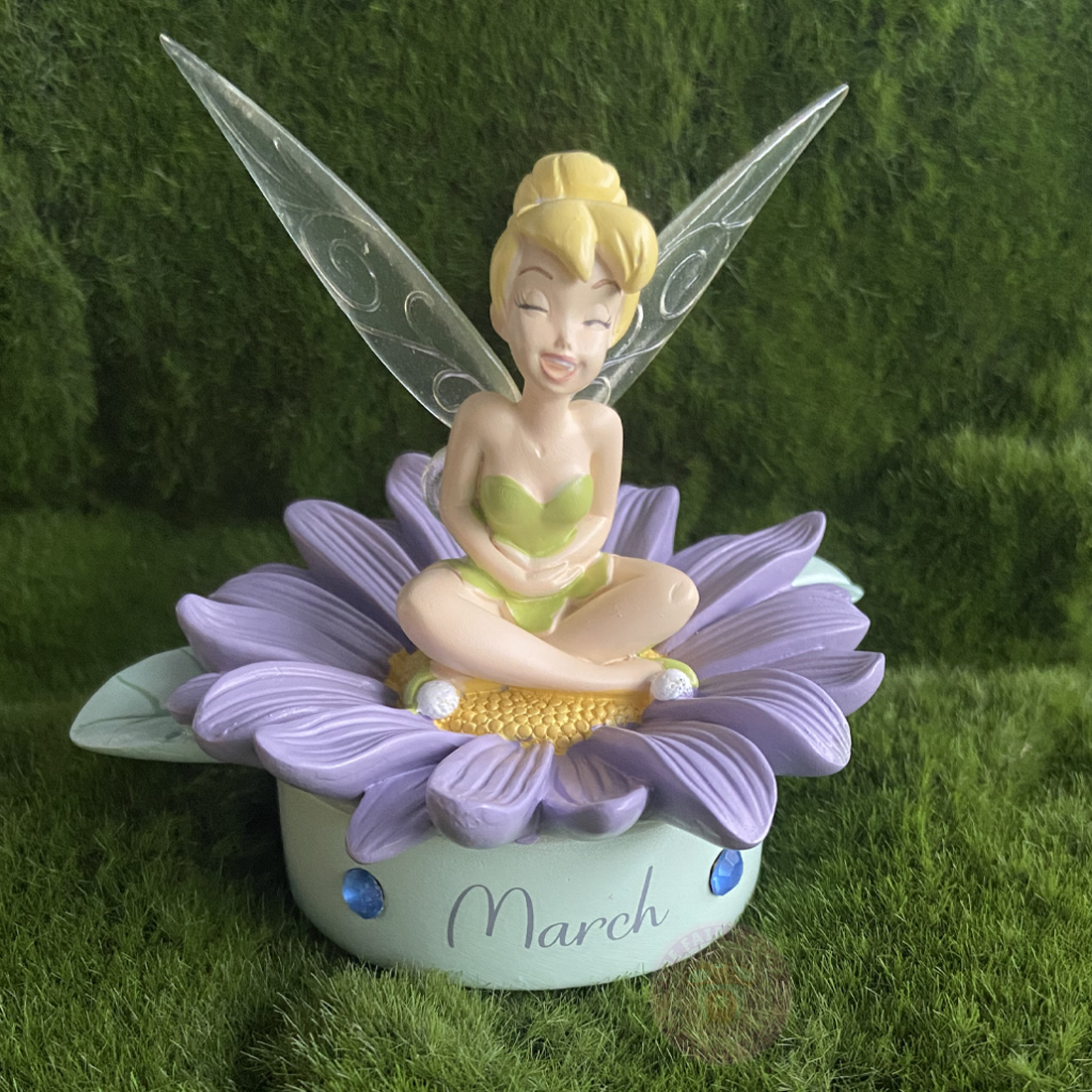 Tinker Bell: Birthstone Sculpture Figurine - March – The Fairy Shop