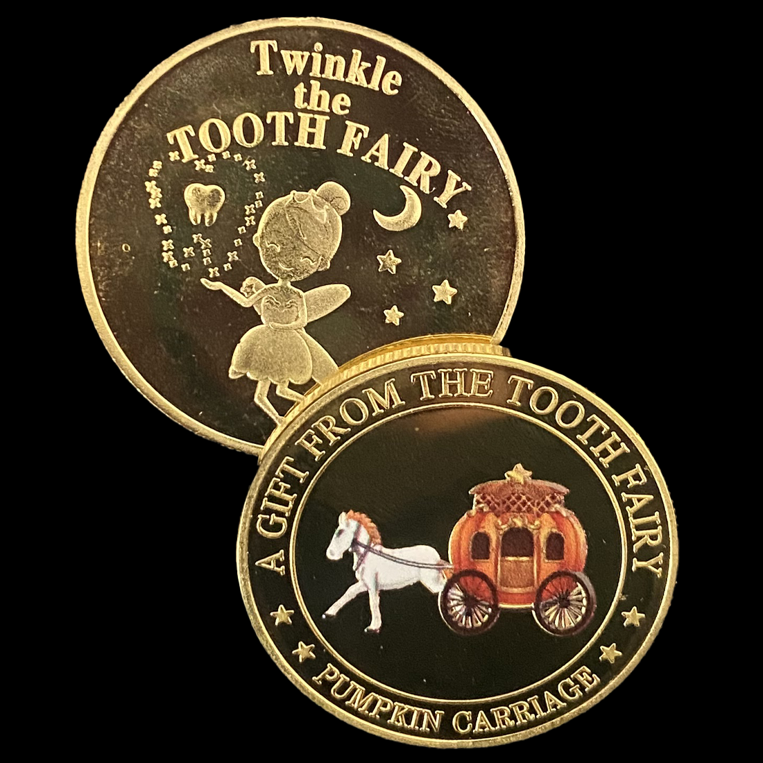 Twinkle the Tooth Fairy Commemorative Pumpkin Carriage Coin – The Fairy ...