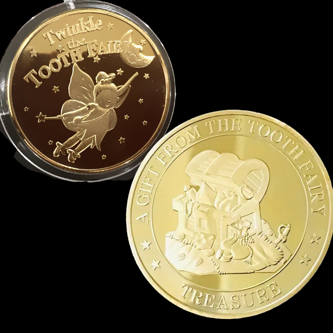 Twinkle the Tooth Fairy Treasure Coin – The Fairy Shop