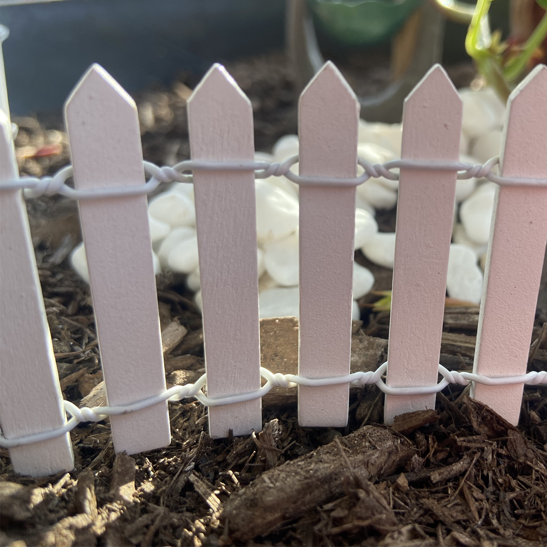 White Craft Wood Fairy Fence - 30cm x 5cm – The Fairy Shop