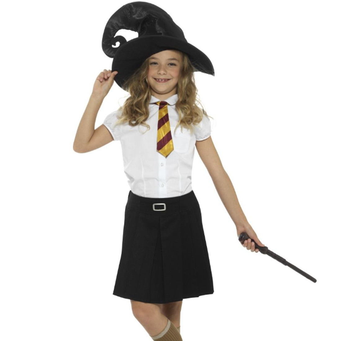 Child Wizard Costume Kit - Hat Tie & Wand – The Fairy Shop