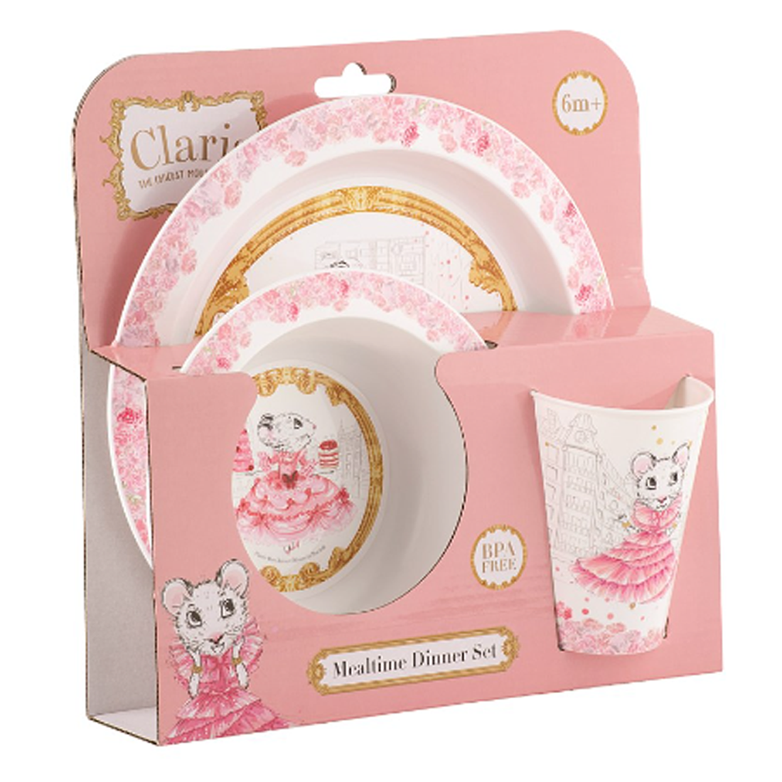 Claris The Mouse Mealtime Dinner Set – The Fairy Shop