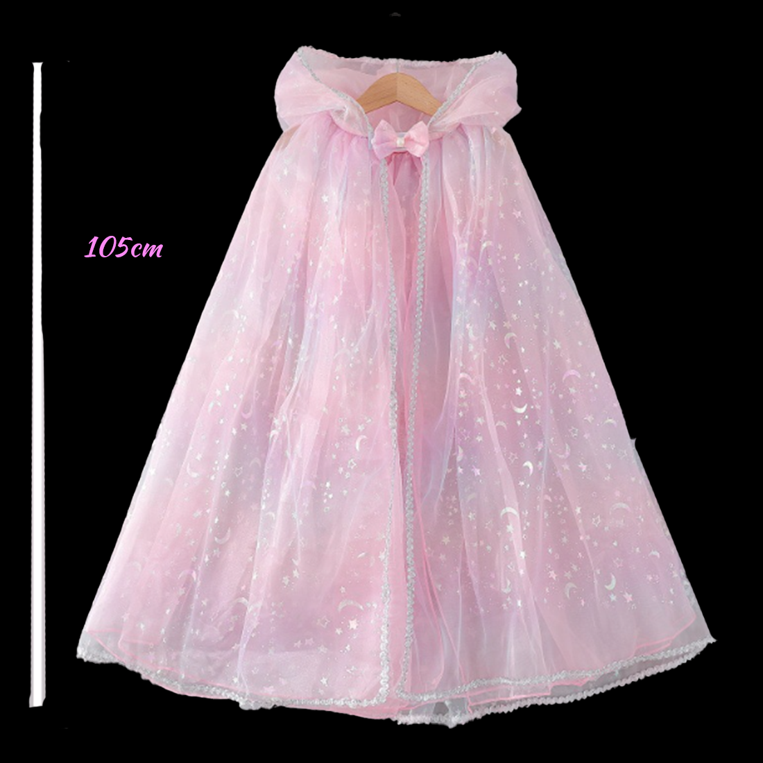 Girls Pink Princess Sequin Cape Cloak – The Fairy Shop