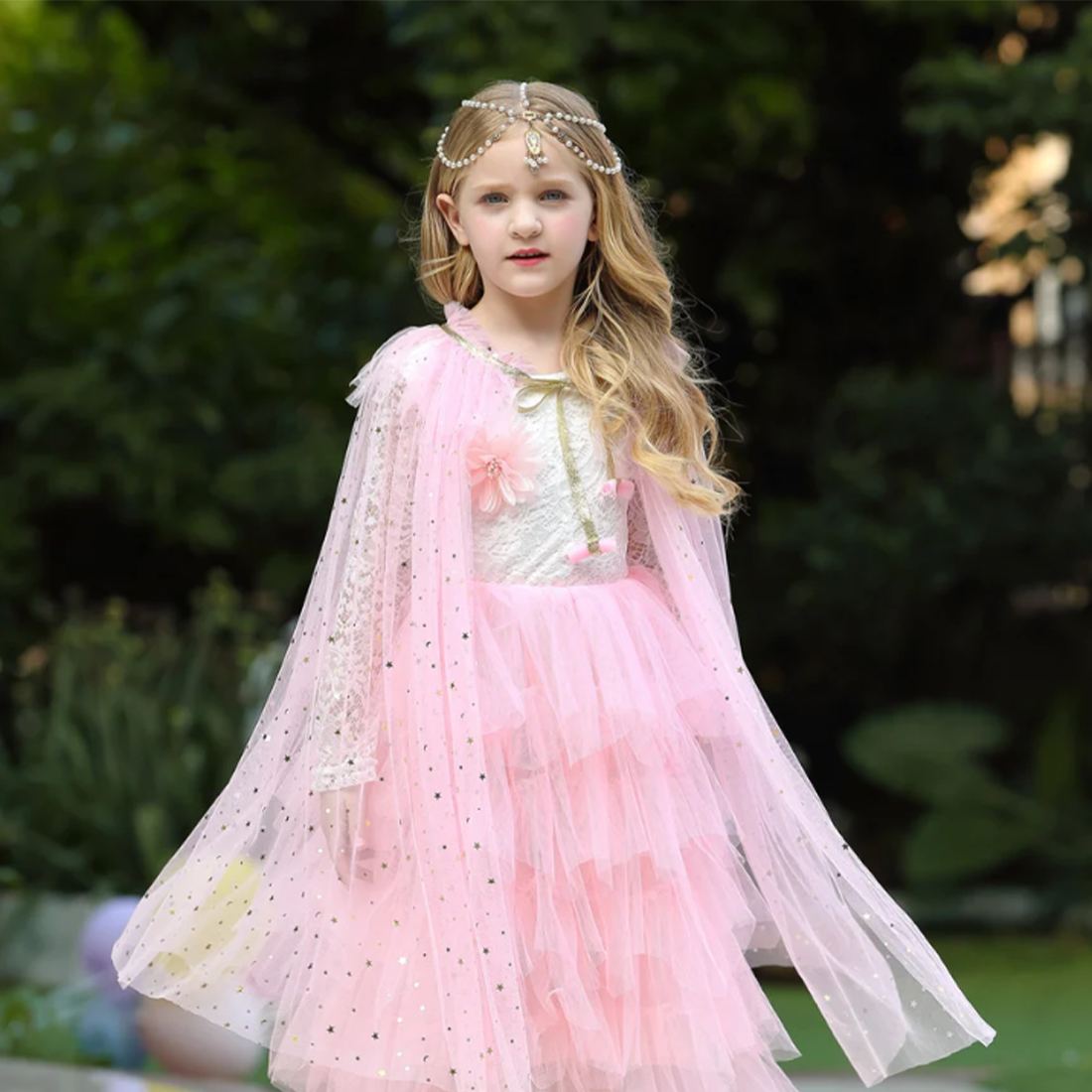 Girls Princess Pink Cape – The Fairy Shop