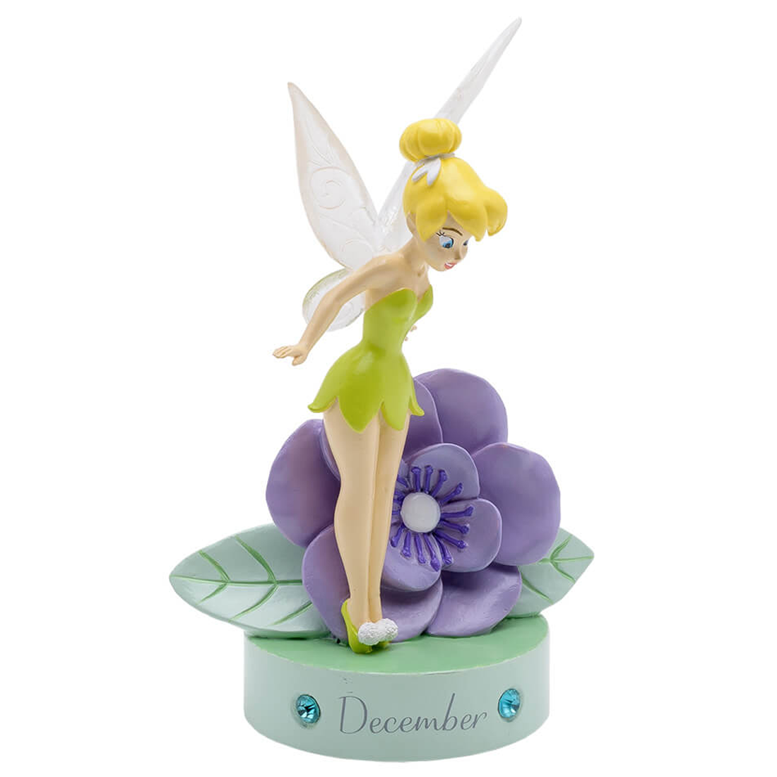 Tinker Bell: Birthstone Sculpture Figurine - December – The Fairy Shop